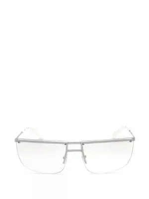 Guess Geometric-frame Sunglasses - Silver