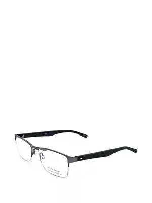 Tommy Hilfiger Half-rim Rectangle-frame Glasses - Grey