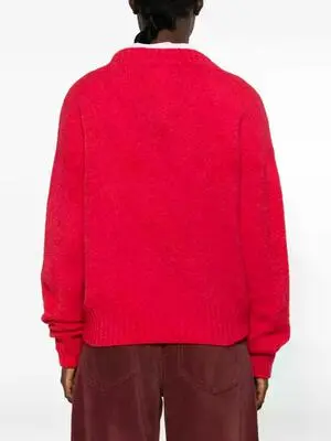Max Mara V-neck Sweater - Red