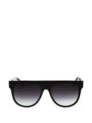 FILA Logo-detail Round-frame Sunglasses - Blue