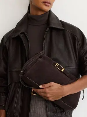 REISS Oriana Bag - Chocolate