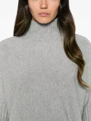 VELA SHOP High-neck Ribbed-trim Sweater
