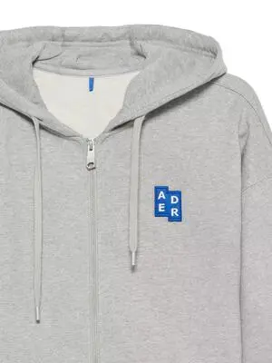 ADER ERROR Logo-patch Zip-up Hoodie