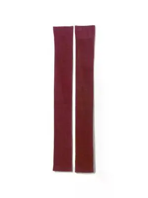 SA SU PHI Ribbed-knit Arm Warmers - Red