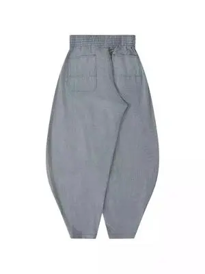 Comme Des Garçons Houndstooth-pattern Balloon Trousers