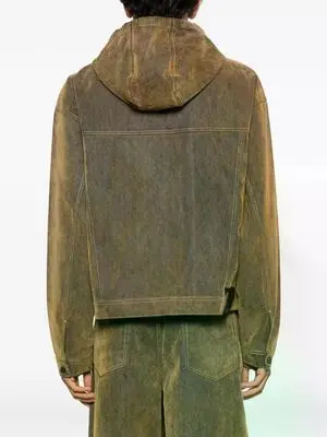 DAILY PAPER Acid-wash Hooded Jacket