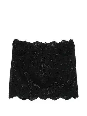 ERMANNO SCERVINO Lace-overlay Sequin-embellished Mini Skirt