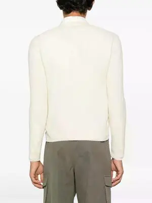 Play Comme Des Garcon Heart-patch Cardigan - Neutrals