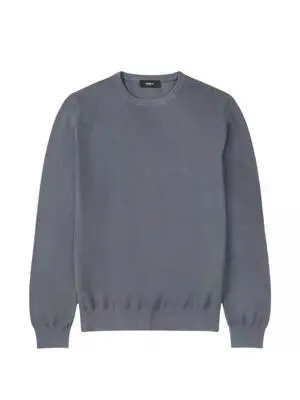 ECOALF Crew-neck Ribbed-trim Sweater - Grey