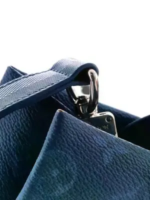 LOUIS VUITTON Shopper Pigment Monogram Canvas Mini Tote Bag Blue