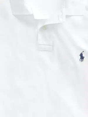Polo Ralph Lauren Logo-embroidered Long-sleeve Polo Shirt - White