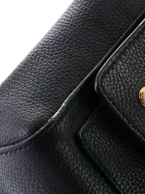 Burberry Note Leather Medium Crossbody Bag