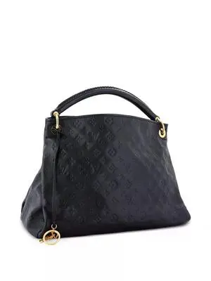 LOUIS VUITTON Artsy Handbag Monogram Empreinte Leather Mm Hobo Bag - Black