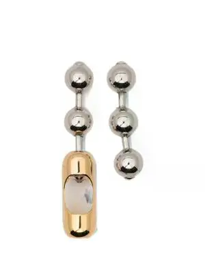 MAISON MARGIELA Beaded Asymmetric Earrings