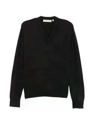 SUNFLOWER V-neck Sweater - Brown