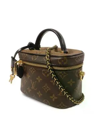 LOUIS VUITTON Monogram Reverse Vanity Pm Tote Bag