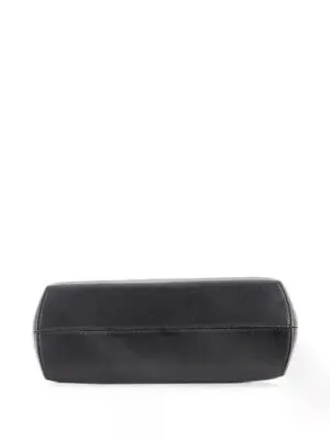 Fendi First Bag Leather Small Clutch Bag - Black