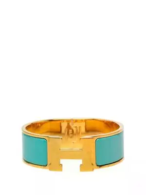 Hermès 2000-2026 Wide Enamel Clic H Bracelet Pm Costume Bracelet