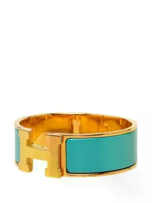 Hermès 2000-2026 Wide Enamel Clic H Bracelet Pm Costume Bracelet