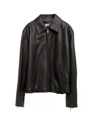Loewe Zip-up Leather Jacket