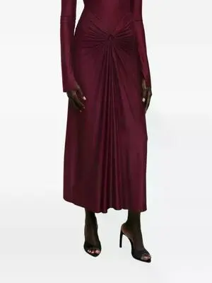 Victoria Beckham Frances Gathered Midi Dress