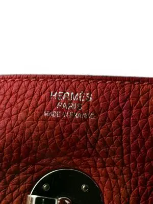 Hermès Lindy Bag Clemence 30 Shoulder Bag - Red
