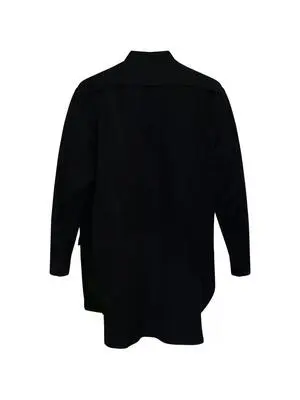 Yohji Yamamoto Pinstripe-pattern Epaulette Coat