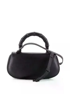 Gucci Bamboo Diva Top Handle Bag Leather Medium Satchel