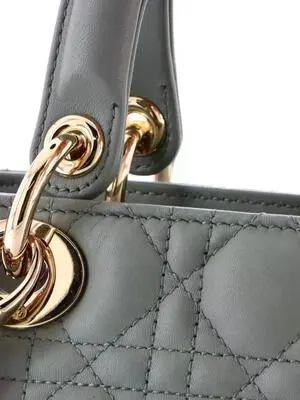Dior Lady Bag Cannage Quilt Lambskin Medium Satchel