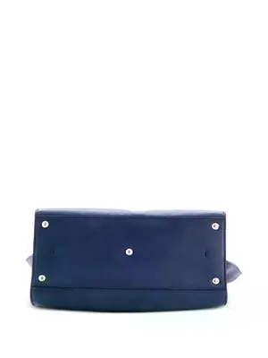 Fendi Petite 3jours Bag Leather Satchel - Blue