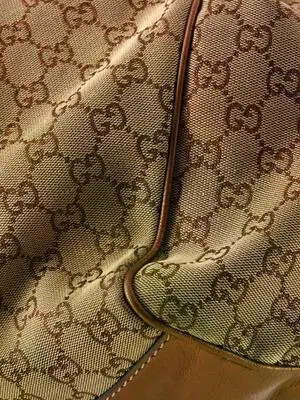 Gucci Sukey Gg Canvas With Leather Large Tote Bag