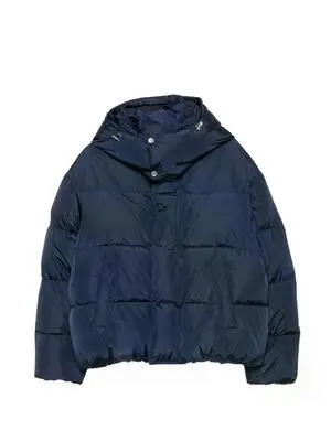 Dsquared2 Quilted Hooded Jacket - Blue