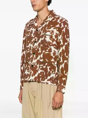 Bode Spread Collar Shirts For Men