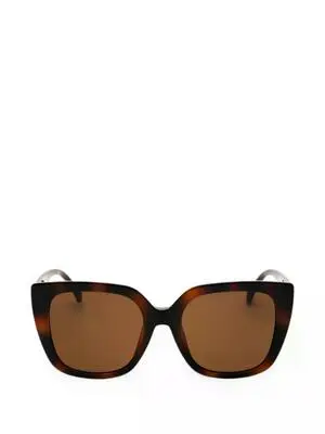DRAPER JAMES Oversized Square-frame Sunglasses - Brown