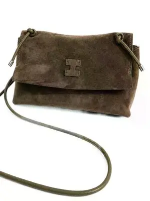 IACUCCI Suede-finish Logo-patch Tote Bag