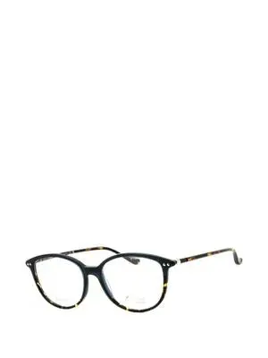 EMOZIONI Tortoiseshell-effect Round-frame Glasses
