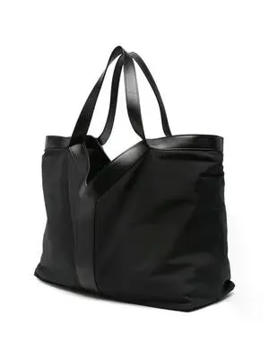 Saint Laurent Leather-trim Tote Bag