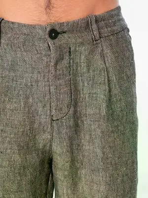 Transit Pleated Fil-à-fil Trousers