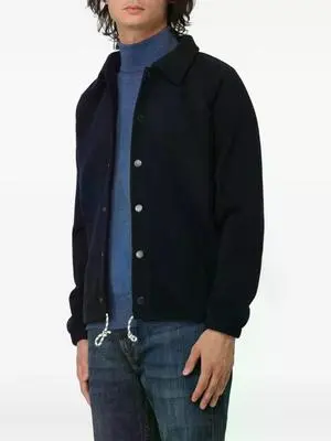 SEBAGO Tender Fleece-texture Raglan-sleeved Shirt Jacket