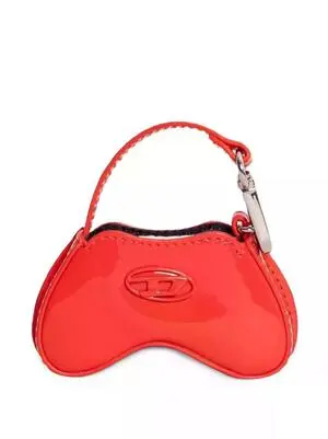 DIESEL® Glossy Bag Charm With Mirror - Red