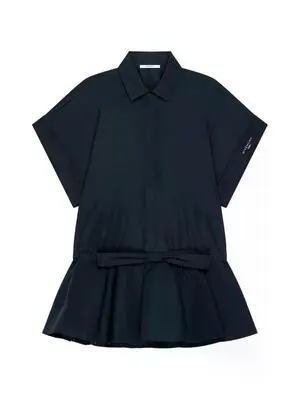 Givenchy Mini Shirt Dress In Poplin With Bow