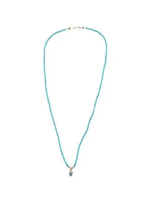 MADISON Faceted Beaded Teardrop Necklace