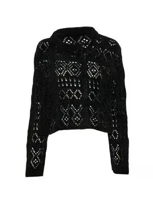 Y’s Chenille Sweater - Black