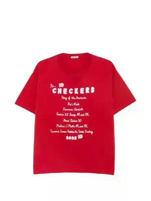BODE Feed Graphic-print T-shirt - Red