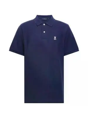 Psycho Bunny Logo-embroidered Piqué Polo Shirt - Blue