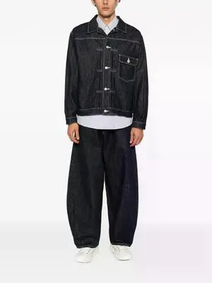 Comme Des Garçons Contrast-stitch Denim Jacket