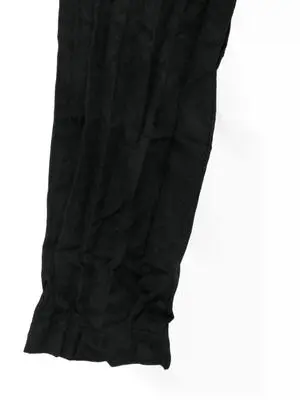 Comme Des Garçons Crinkled-finish Trousers