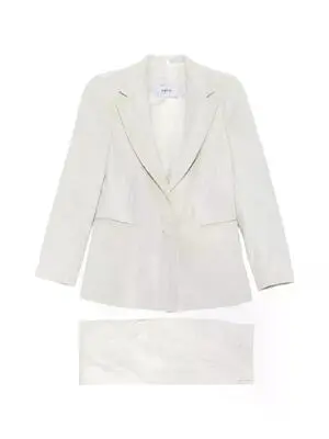 VELA SHOP Corduroy-texture Suit - Neutrals