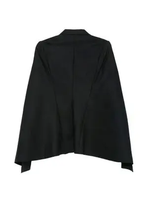 Junya Watanabe Pinstripe-pattern Cape-style Blazer