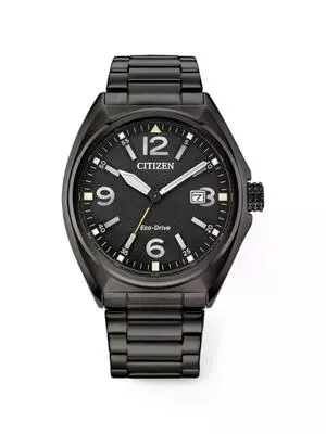 Citizens Of Humanity Eco-drive H-link 42mm Watch - Black